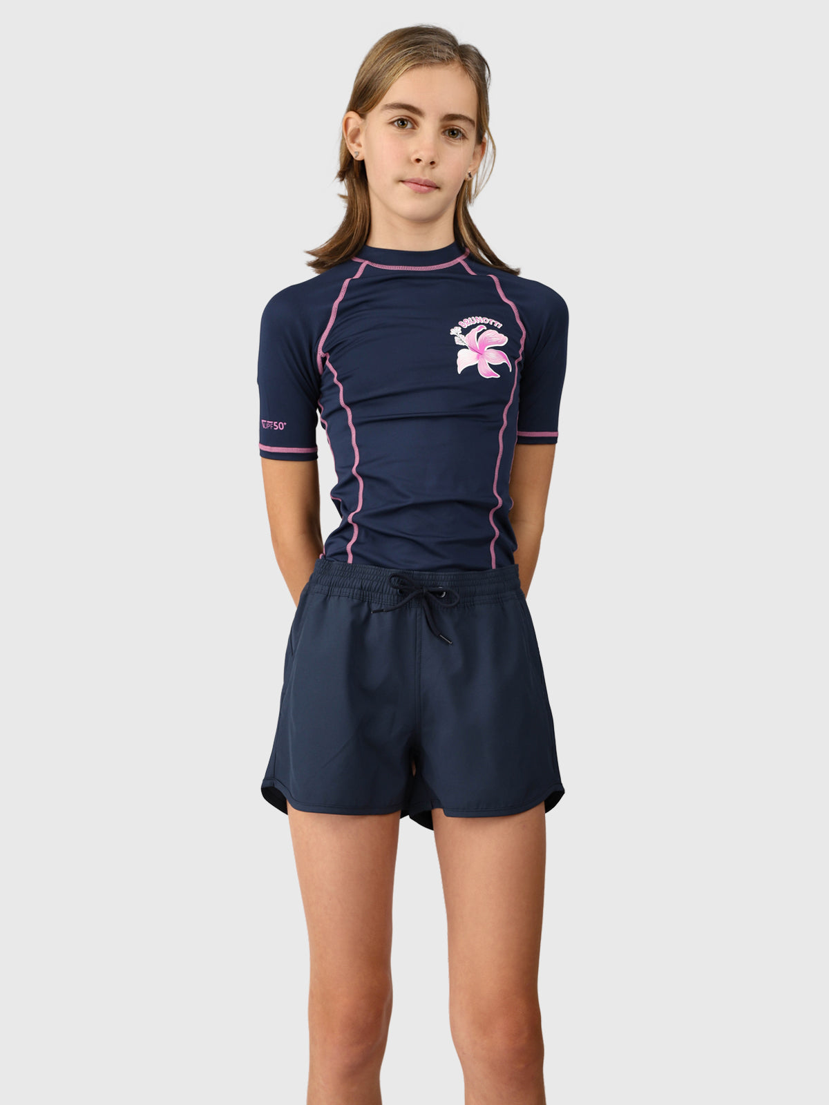 Tulya Girls Swim Shorts Indigo Blue