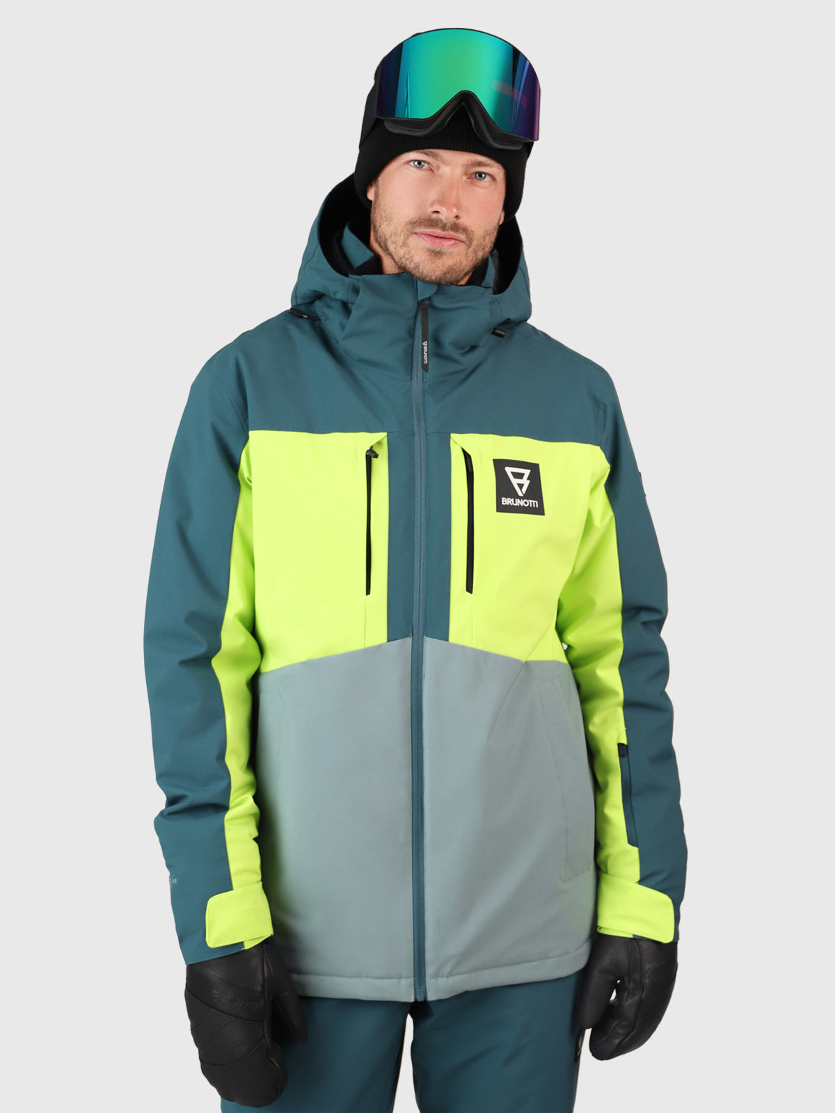 Brunotti Aratin Men Snow Jacket | Fuel Green