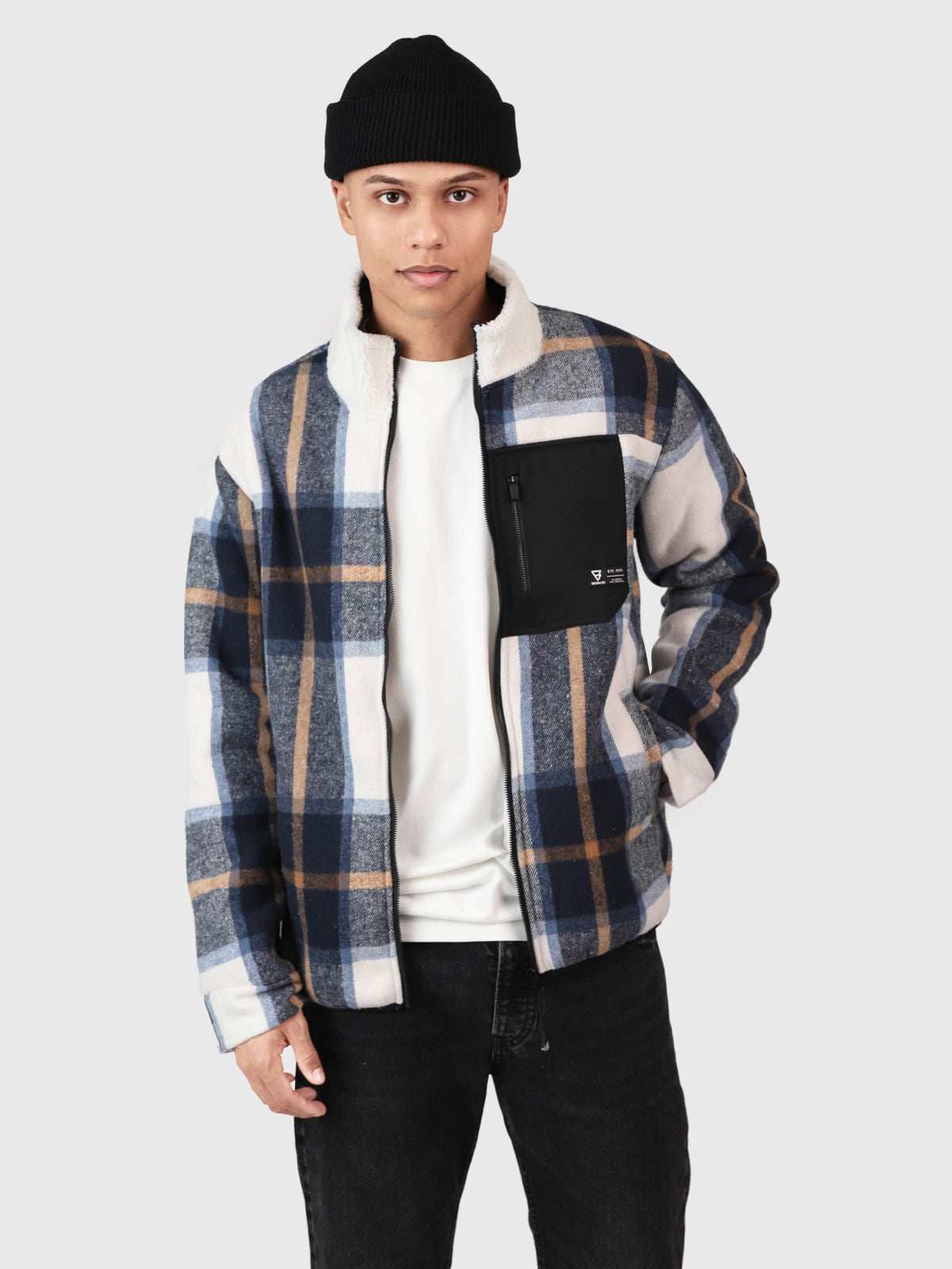 Brunotti Pello Men Fleece Jacket | Navy