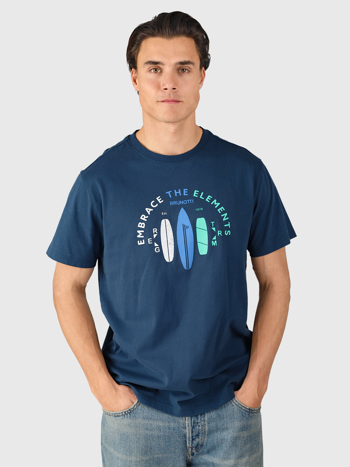 Leeway Men T-shirt | Night Blue