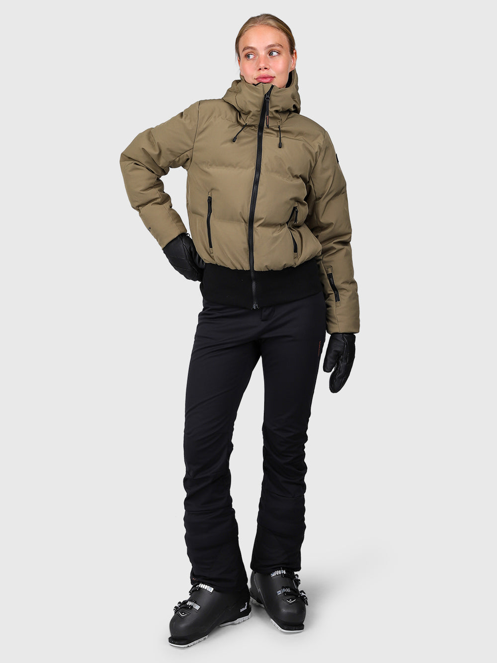 Brunotti Firecrown Women Snow Jacket | Dusky Green
