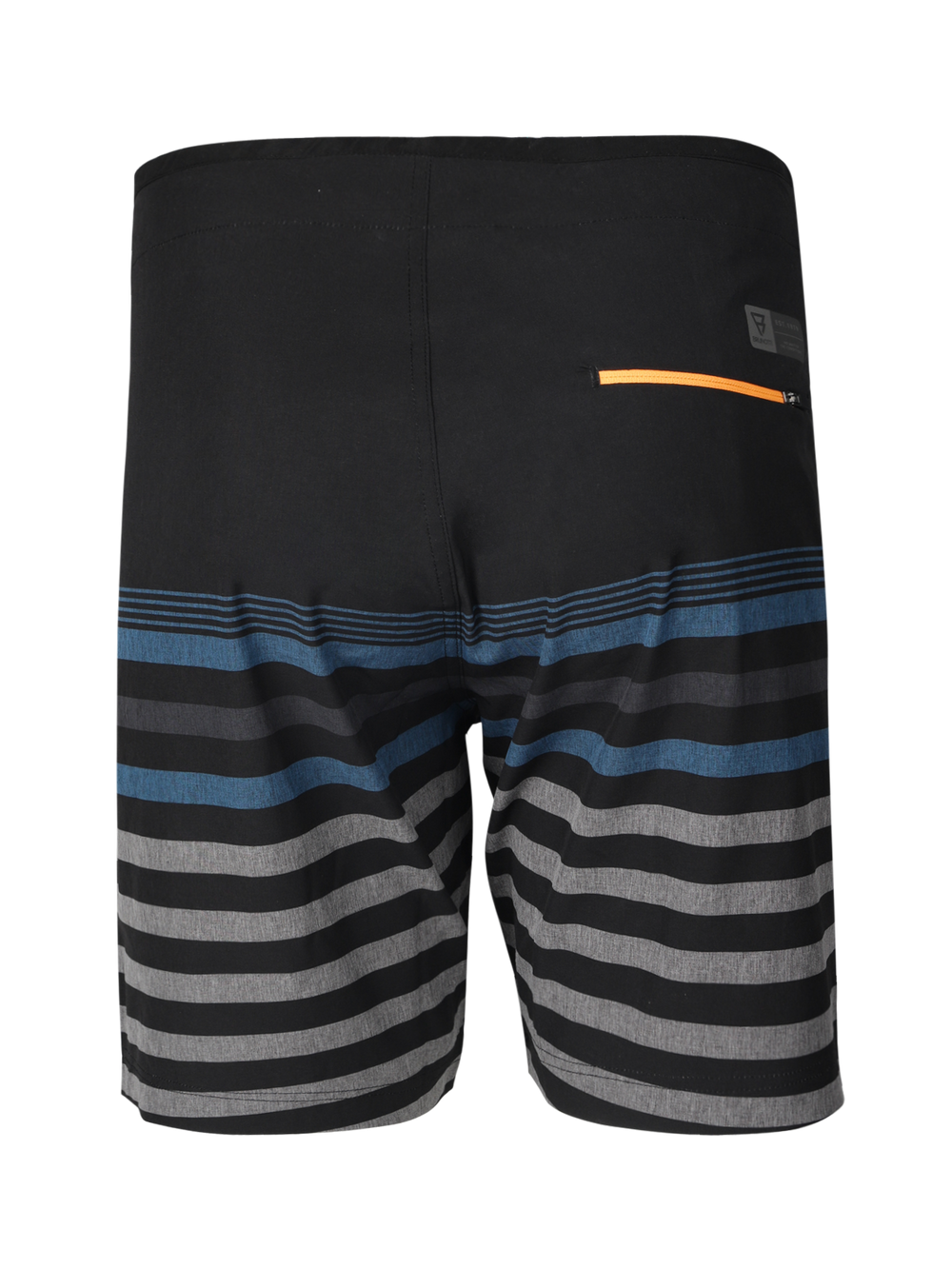 Paitor-Stripe Men Boardshorts | Black