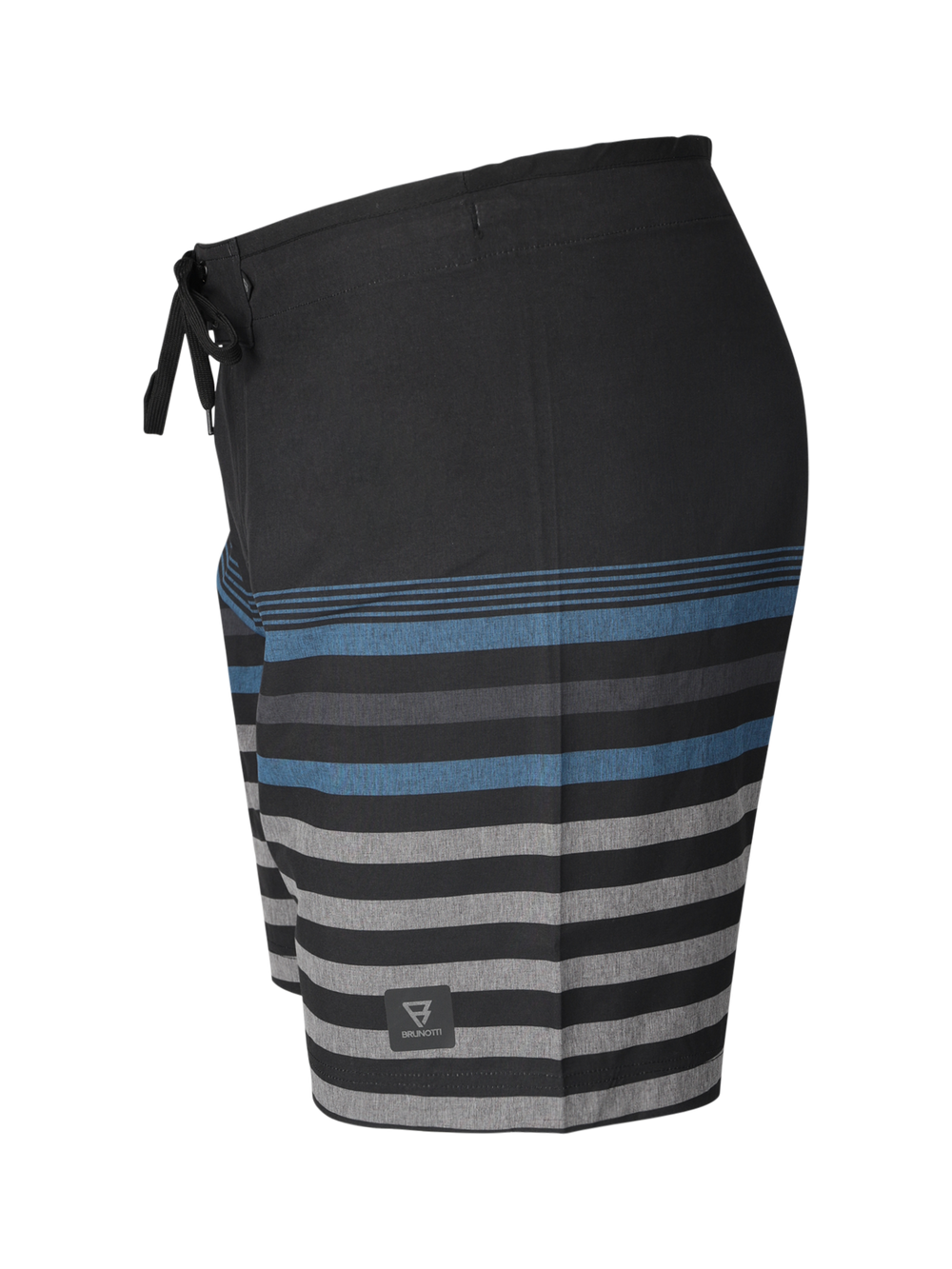Paitor-Stripe Men Boardshorts | Black